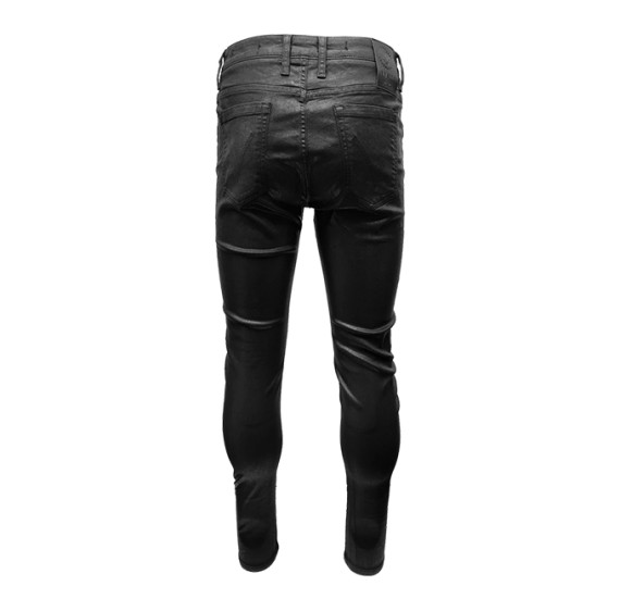 Vialli Jelly Wax Men's Jeans - Black - Brandz